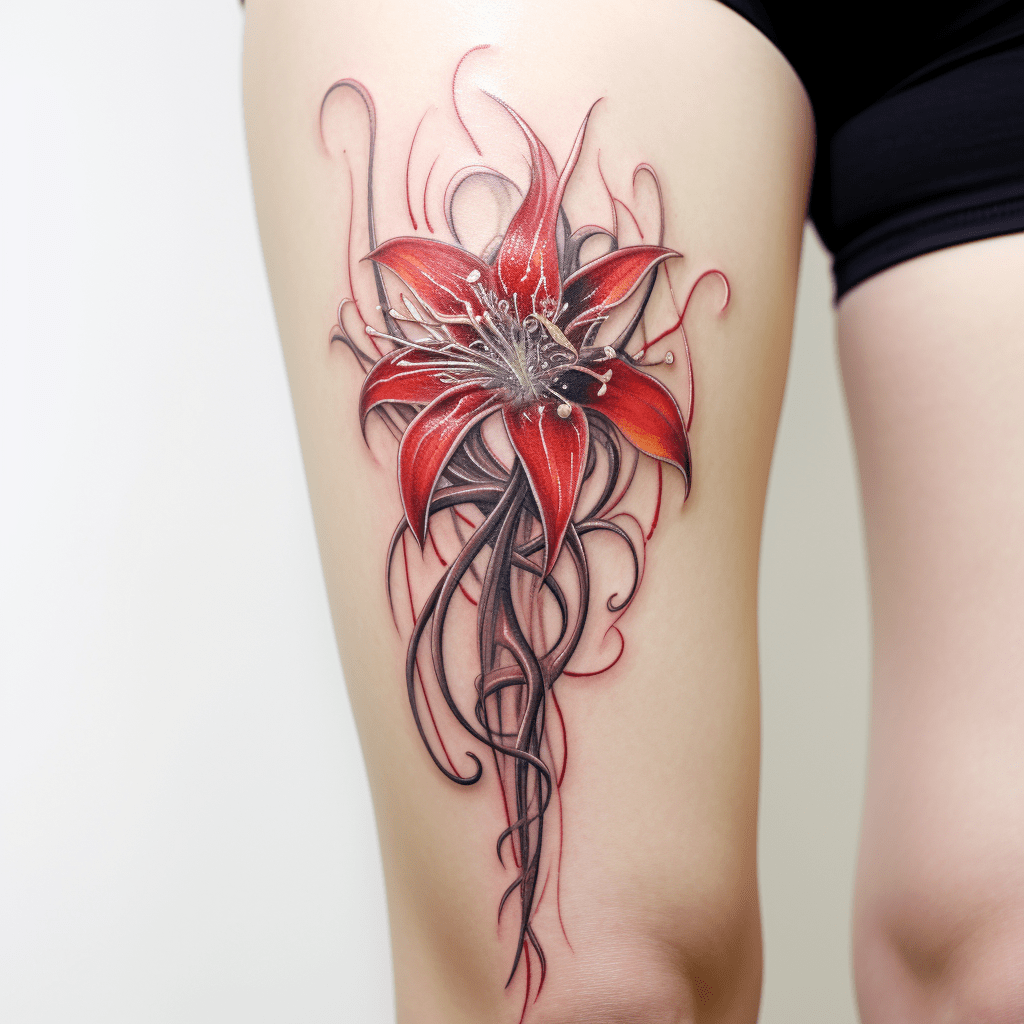 Spider Lily Tattoo Meaning Tattoo Gods
